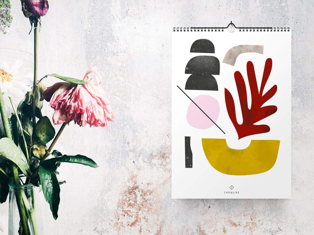Wall calendar / Scandi – typealive
