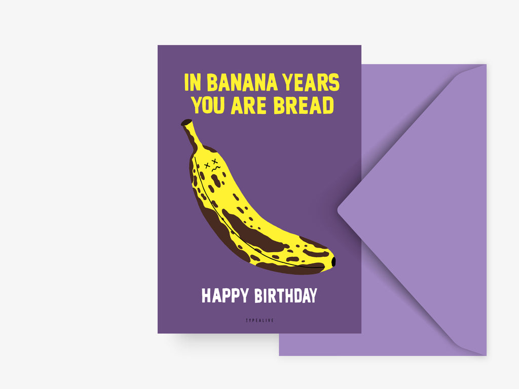 Postcard / Banana Years – typealive