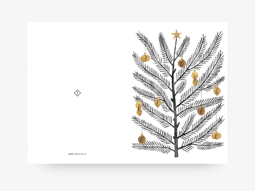 Greeting card / Swedish Fir No. 1 – typealive