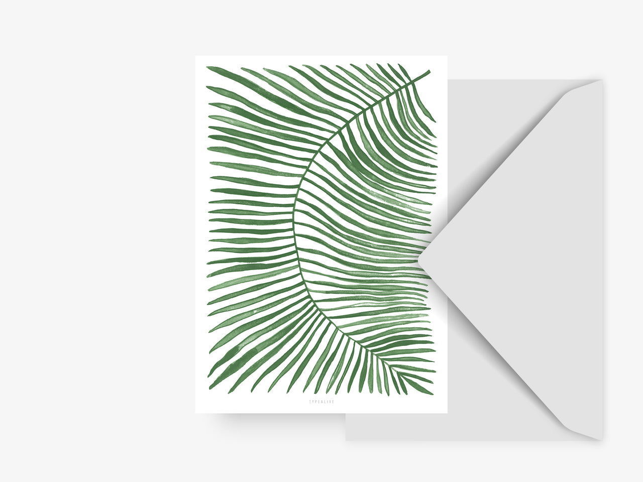 Postcard / Rectangle Plant No. 1 – typealive